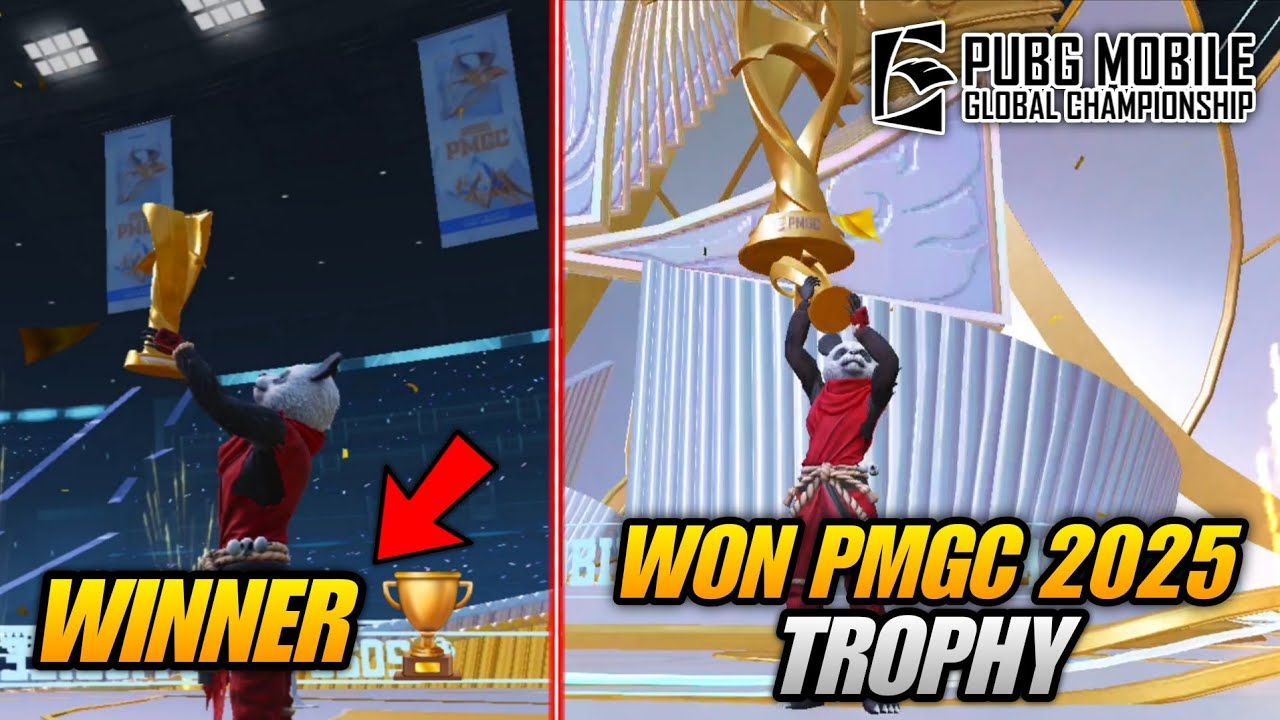 🔴 WON PMGC 2025 TROPHY IN PUBG MOBILE | PUBG MOBILE PMGC 2025 NEW ...