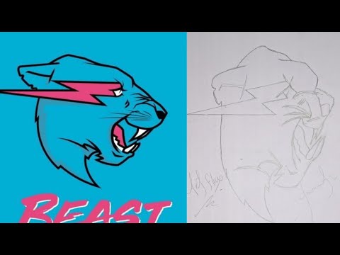 How to draw MR Beats Logo step by step || amazing drawing with Art flux ...