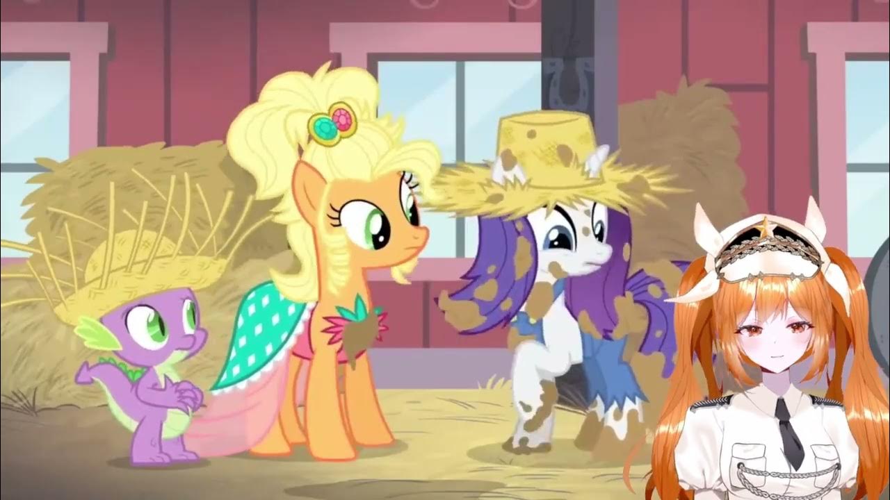 My Little Pony Applejack's Clothes & Rarity (Voiceover Vtuber Dub) - YouTube