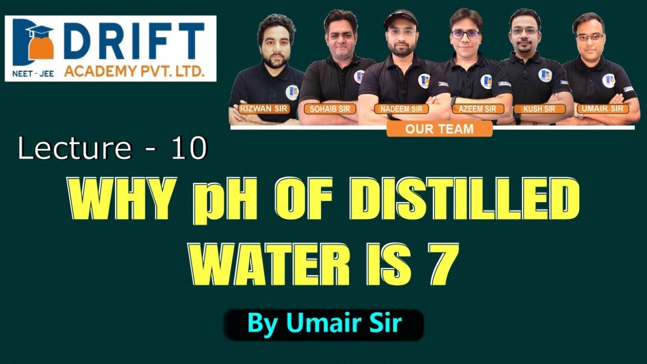 Why ph of distilled water is 7? - YouTube