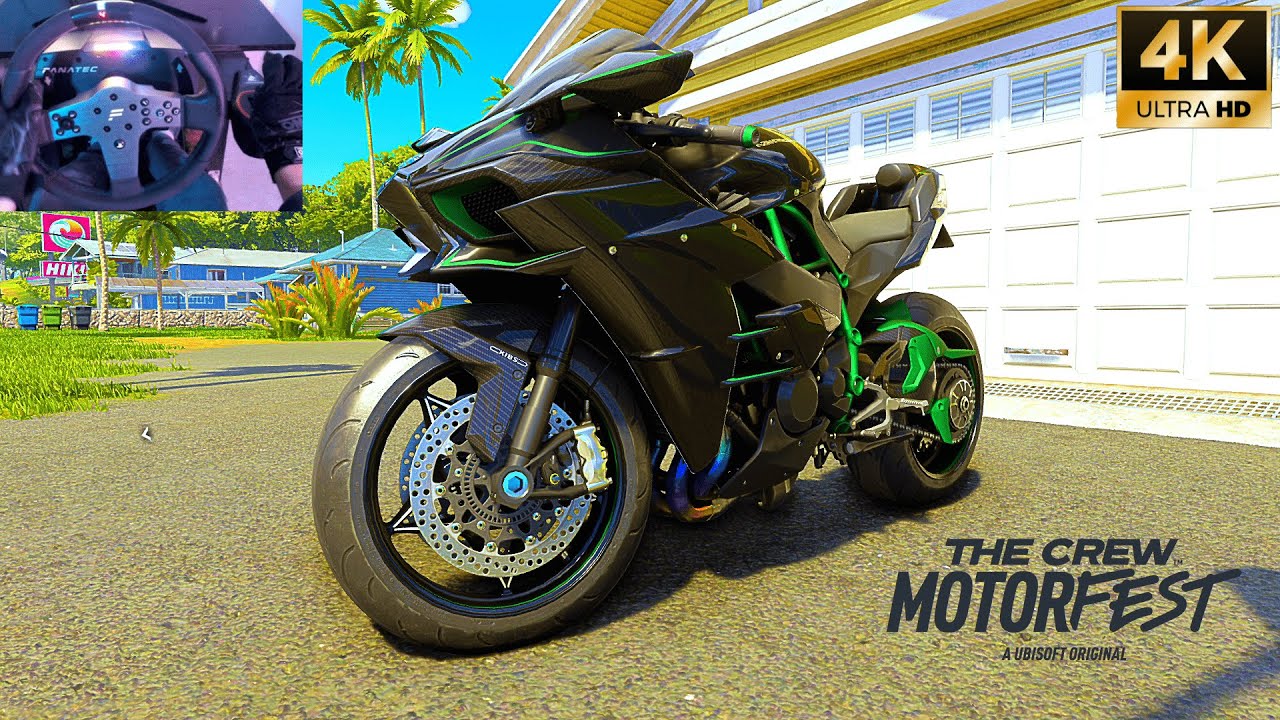 KAWASAKI NINJA H2 - The Crew Motorfest | Steering Wheel Fanatec ...