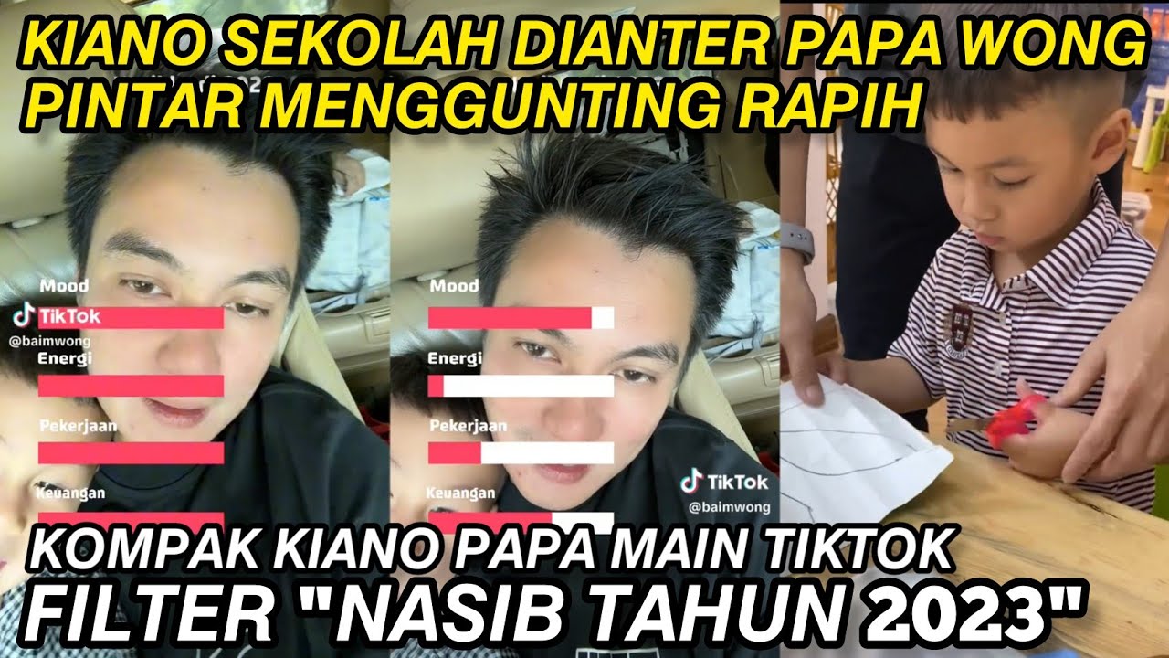 KIANO SEK0LAH DIANTER PAPA WONG.. LUCU BANGET DIPANGKU PAPAH MAIN ...