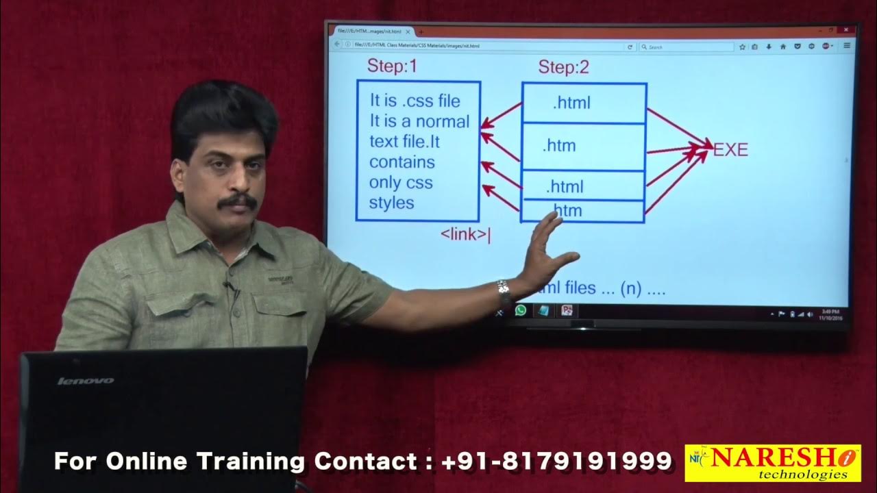 Types of Style Sheets | Web Technologies Tutorial | Mr.Subbaraju - YouTube
