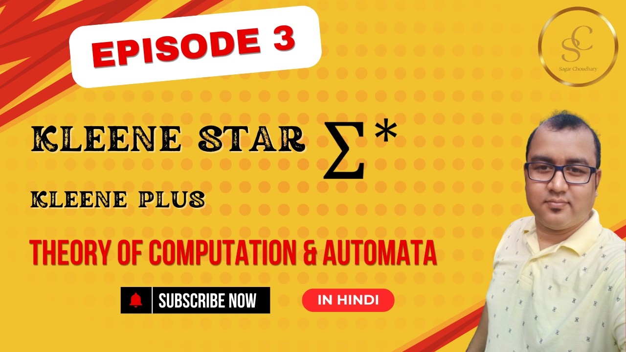 Kleene Star And Kleene Plus Explained Theory Of Computation And Automata Youtube