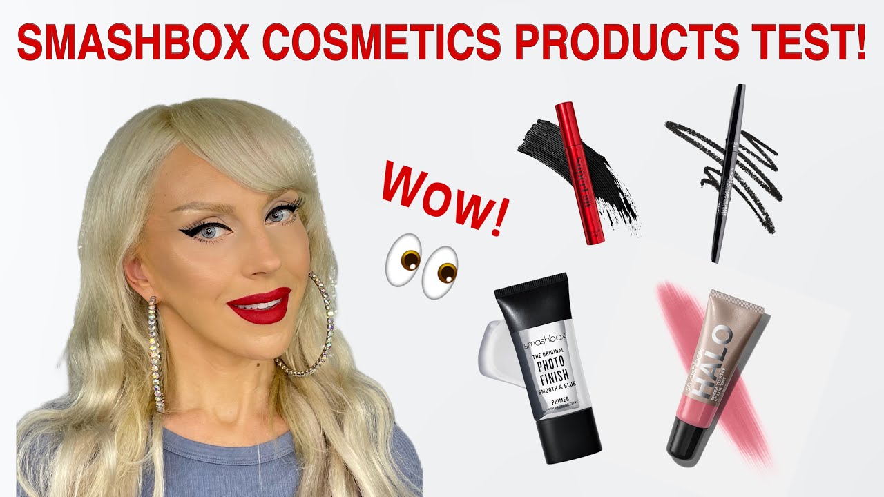 SMASHBOX COSMETICS PRODUCTS PR BOX UNBOXING, REVIEW - YouTube