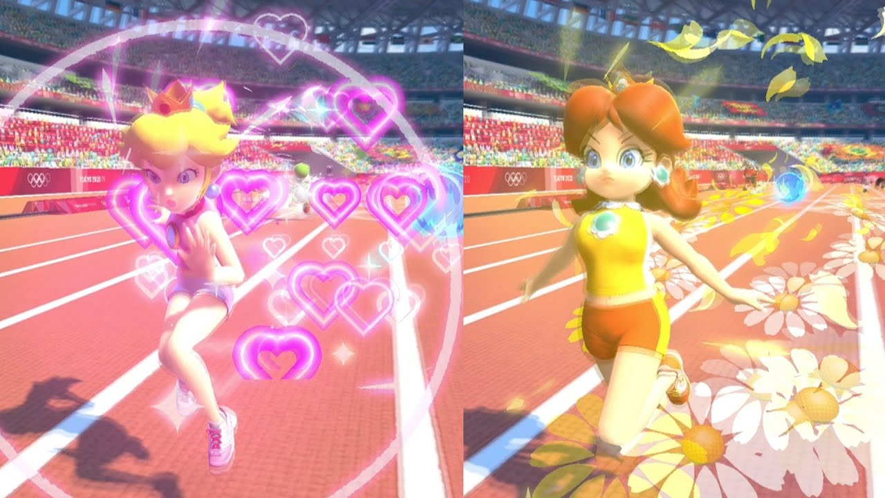 Peach & Daisy's Tokyo 2020 Track Highlight Reel - YouTube