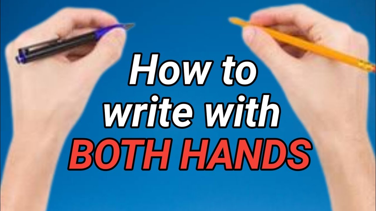 How to write with your Both Hands | in hindi | how to become an ...