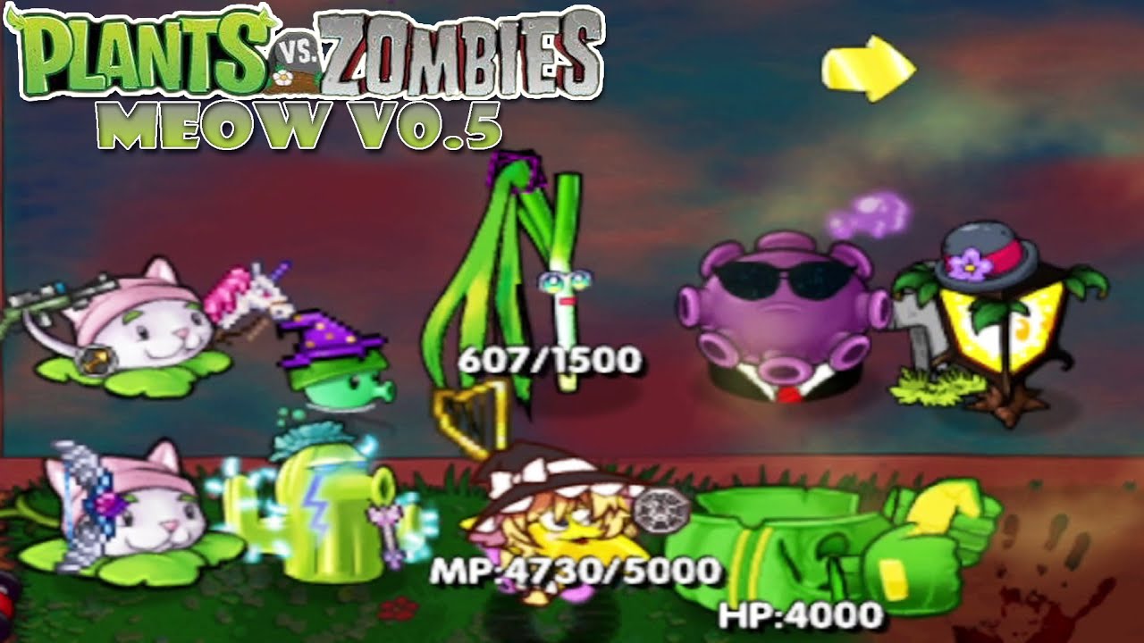 Zombies Vs Zombies Meow v0.5 l Adventure Fog Level 4-1 to 4-10 l ...
