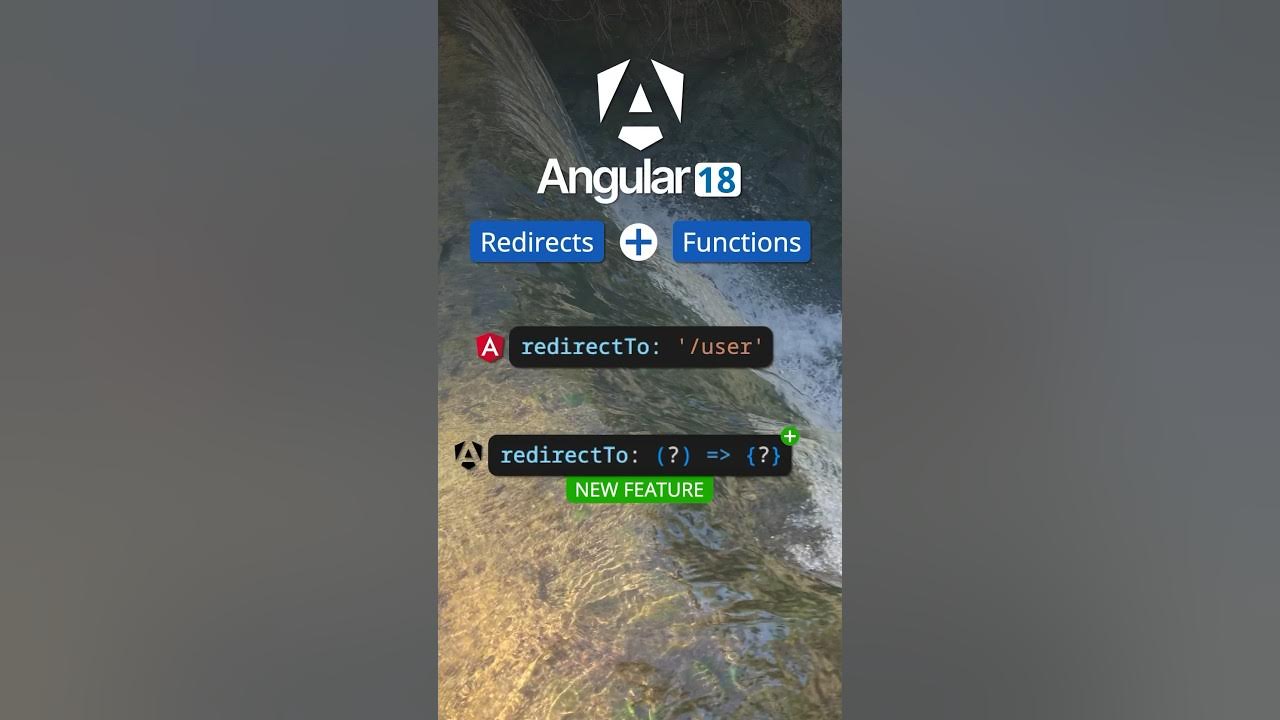 Angular 18 New Feature: Route Redirects with Functions #angular #angular18 - YouTube