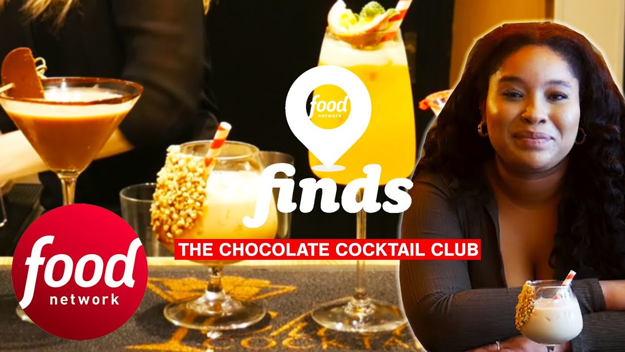 Food Network Finds: The Chocolate Cocktail Club - YouTube