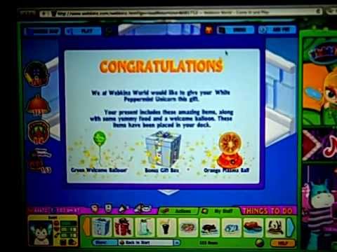 Webkinz Peppermint Unicorn Dual Adoption - part 2 - YouTube