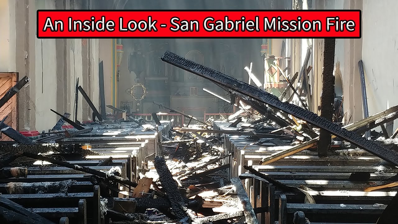 San Gabriel Mission Fire - An Inside Look - YouTube