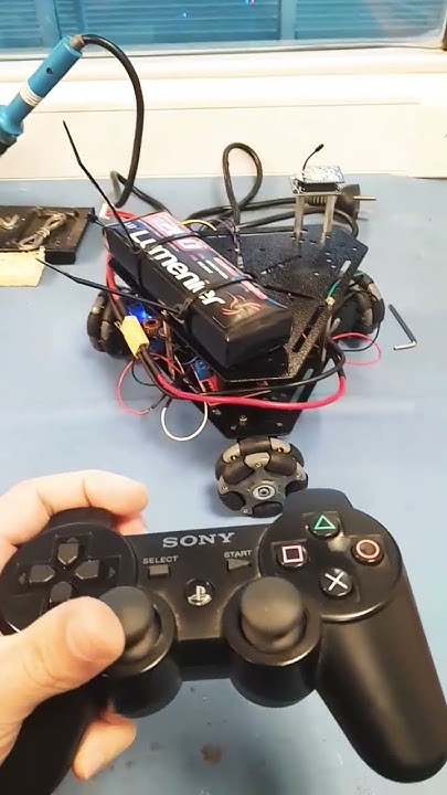 PS3 Controller + Omni Robots. #robotics #microcontroller # ...