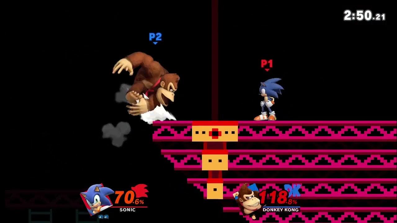SSBU: Sonic vs. Donkey Kong 2 - YouTube
