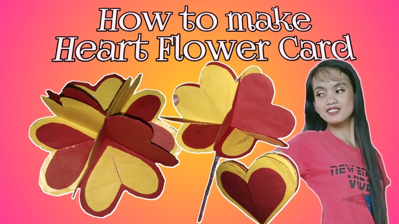 Easy to make a beautiful Flower Card - YouTube