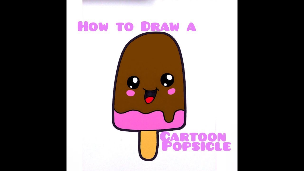 How to Draw a Popsicle Ice Cream 🍦 for Kids - YouTube