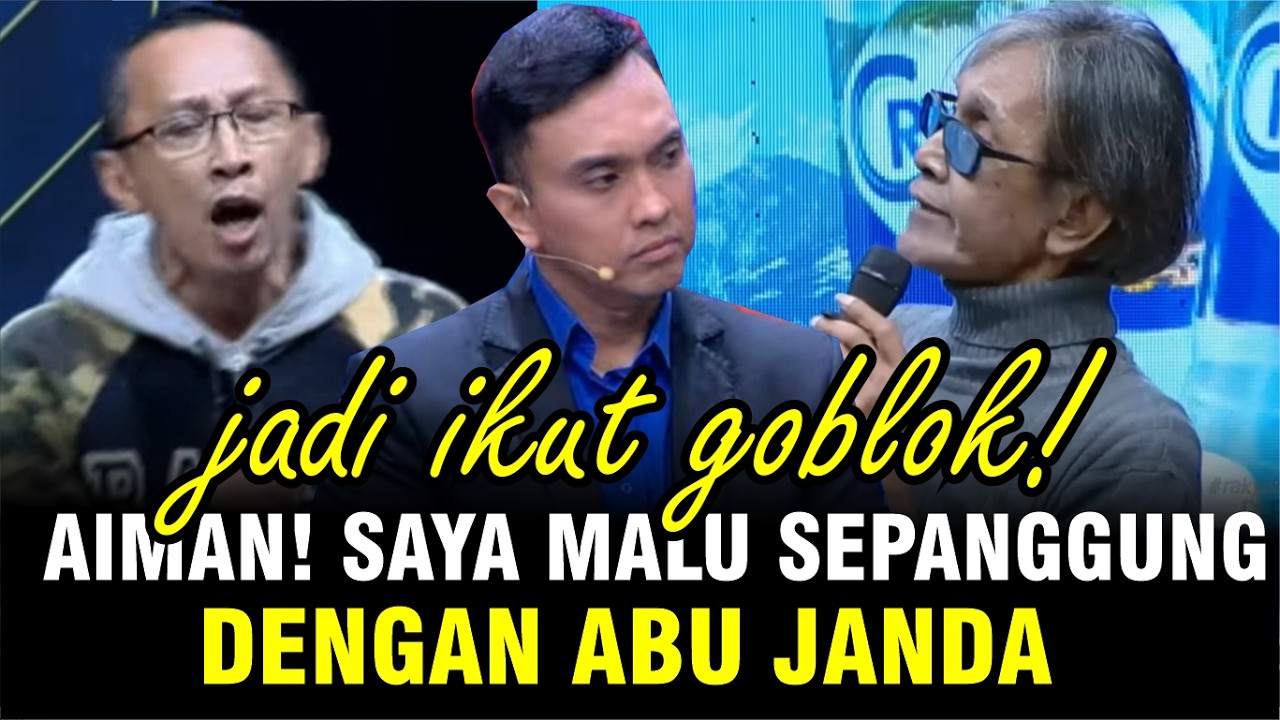 PROF FERRY LATUHIHIN MALU SATU PANGGUNG DENGAN ABU JANDA - YouTube