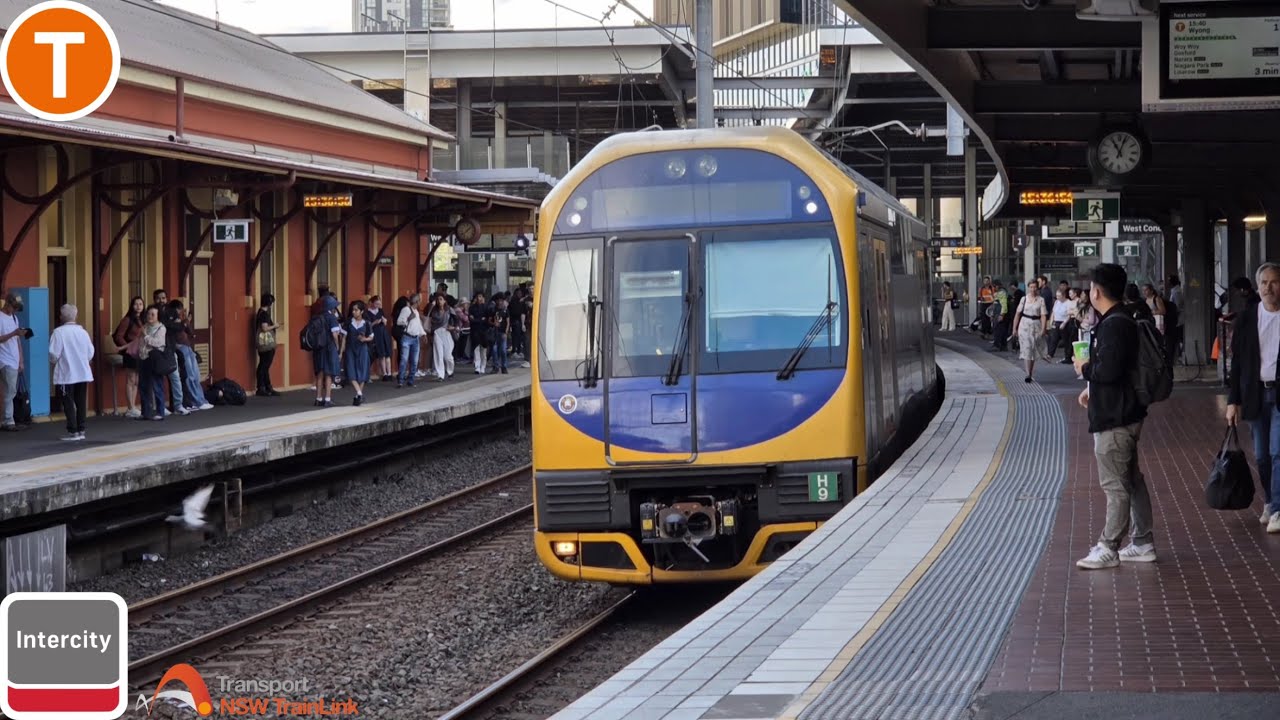 NSW Trainlink H9/H35 Oscar H set ride from Parramatta-Strathfield ...