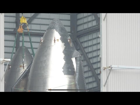 2 Starships in Highbay + new booster in Megabay - YouTube
