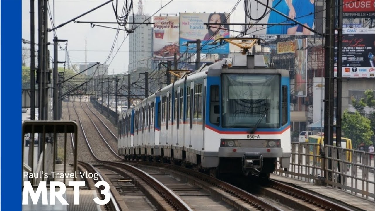 Riding The MRT 3: North Avenue → Araneta-Cubao And Going Back - YouTube