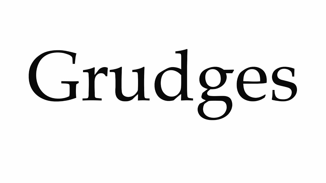 How to Pronounce Grudges - YouTube