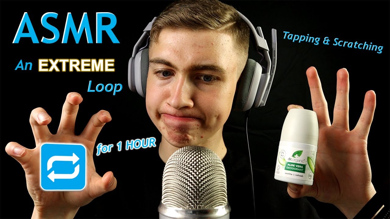 ASMR | An EXTREME Loop of Tapping & Scratching for 1 HOUR 🔁 (with ...