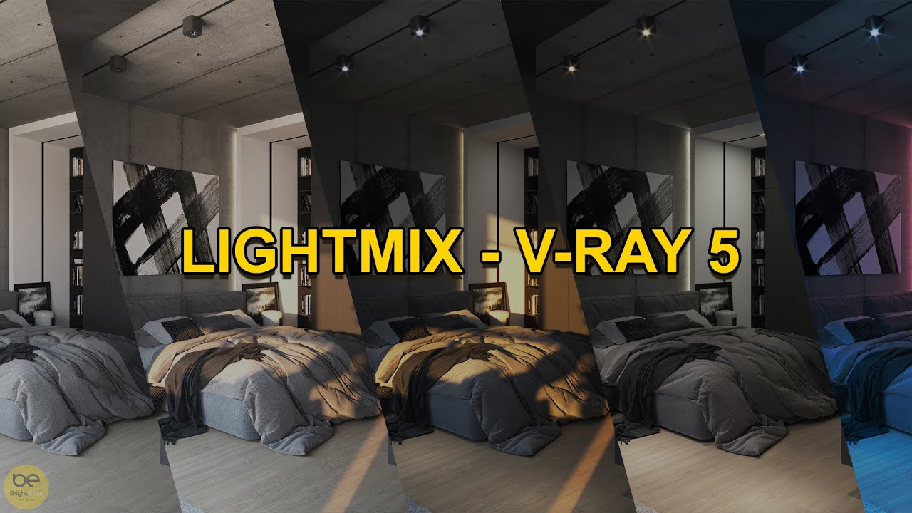 [VRAY 3DS MAX] Thiết lập ánh sáng với Lightmix của V-Ray 5 - YouTube