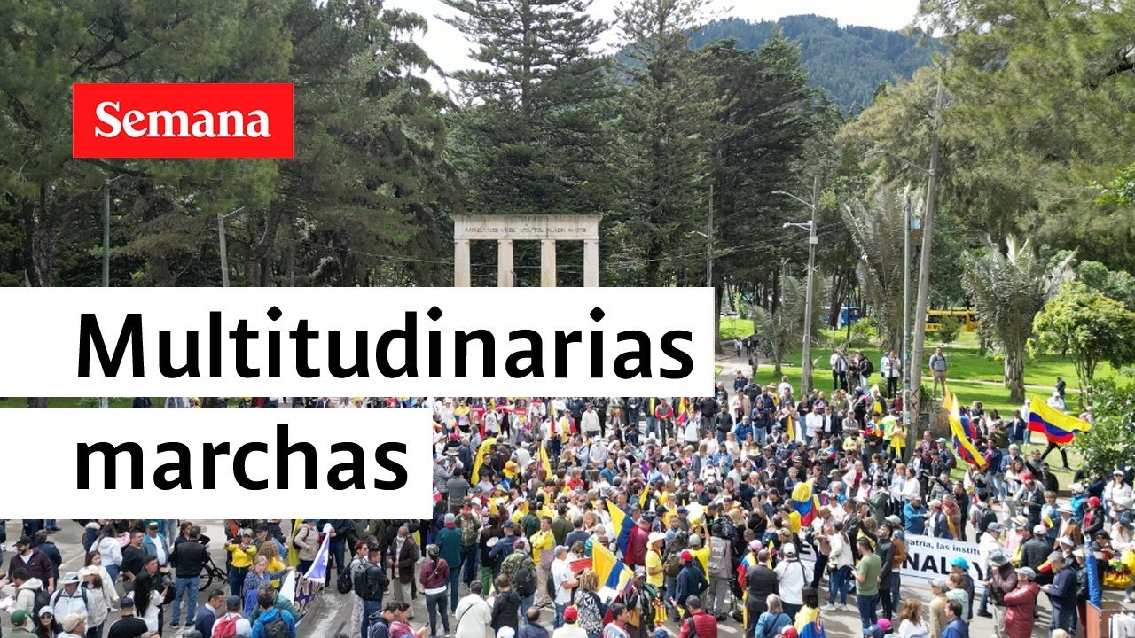 Impactantes Imágenes De Las Multitudinarias Marchas En Colombia