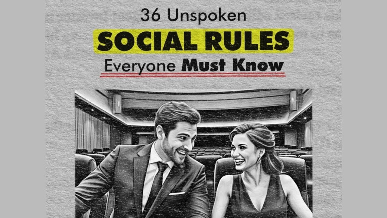 🌸 36 Unspoken Social Rules Everyone Must Know #LifeUnlockedWithArchna # ...