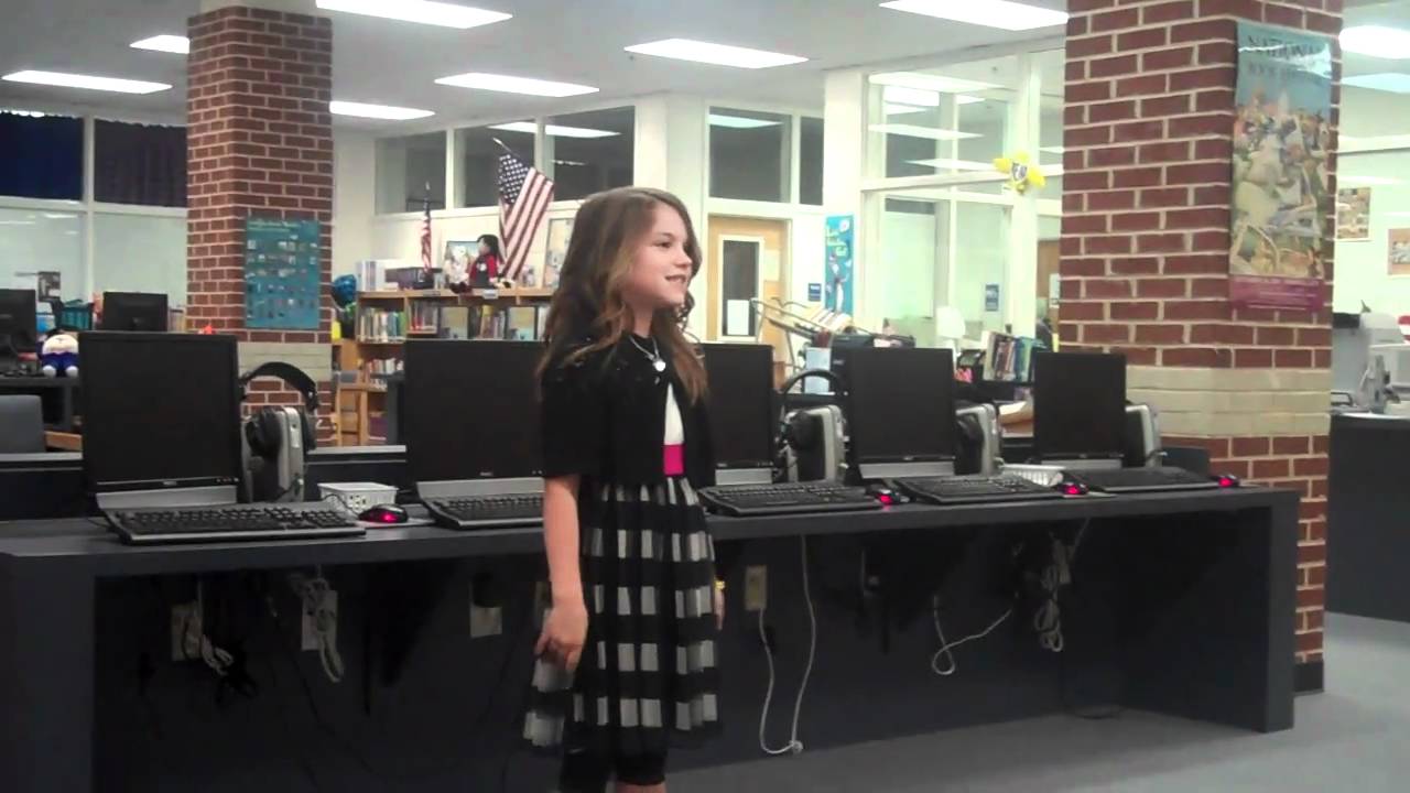 Melody Wins the 3rd Grade Poetry Recitation Contest - YouTube
