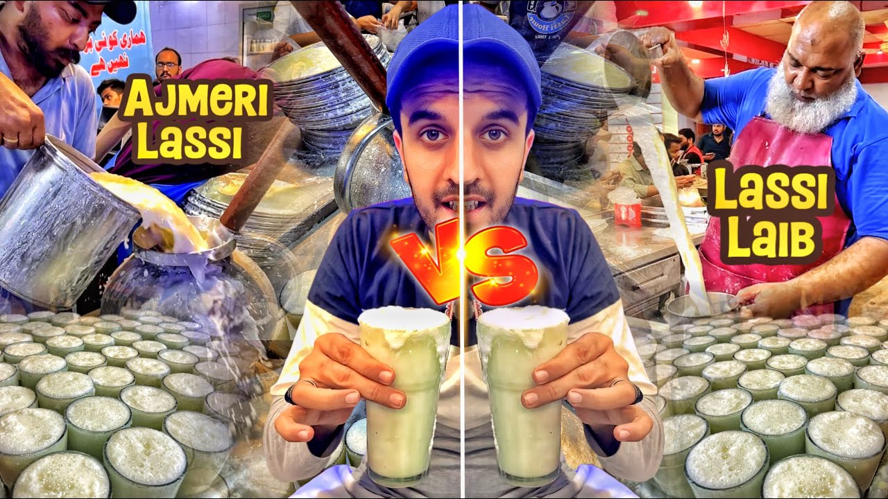 Karachi Two Best Lassi || Ajmeri Lassi vs Lassi Laib - YouTube