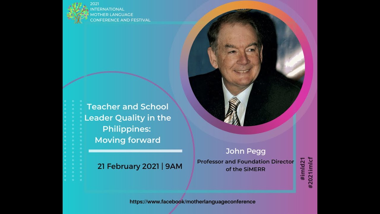 Prof. John Pegg at the Intl Mother Tongue Conference - 21 February 2021 ...