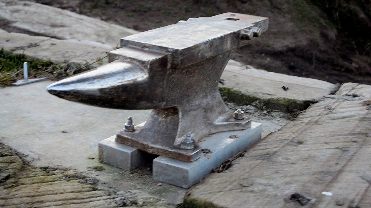 Decorative Stainless Steel Anvil - YouTube
