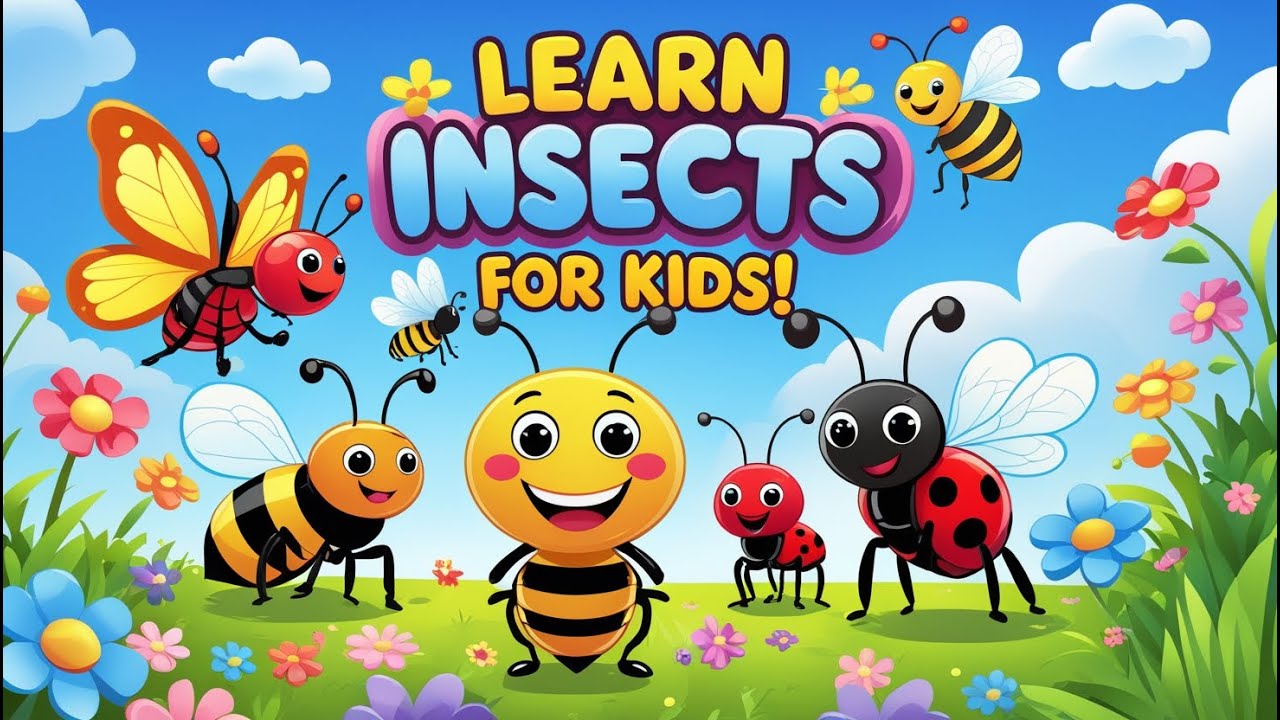 Meet the Insects! Learn English with Cute Bugs for Children - YouTube