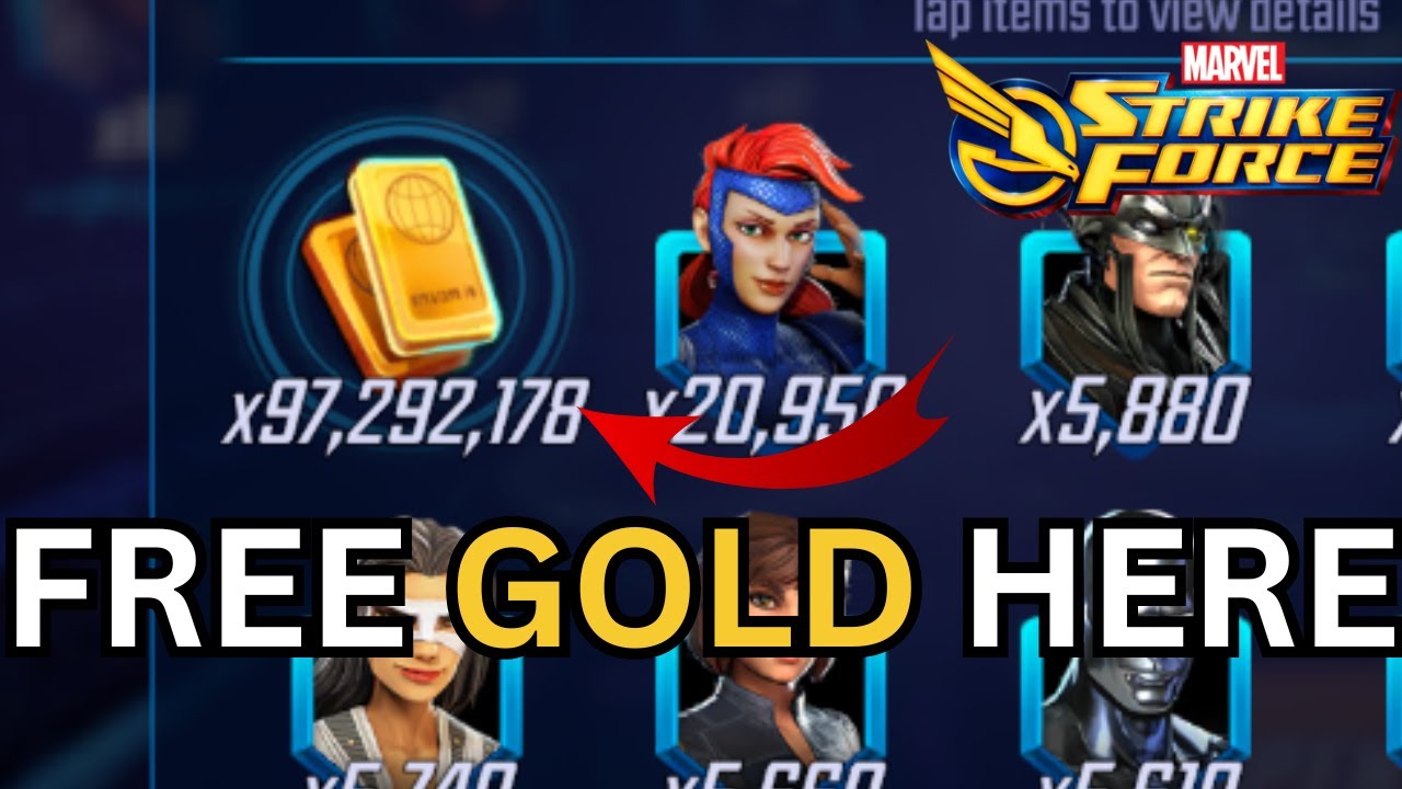 MILLIONS IN FREE GOLD | DONT MISS THIS | MARVEL Strike Force | MSF ...