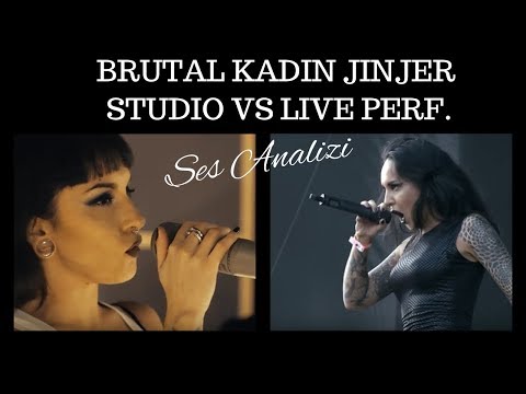 Brutal Kadın Jinjer (Tatiana Shmaylyuk) ! Stüdyo VS Sahne Canlı Okuma Ses Analizi