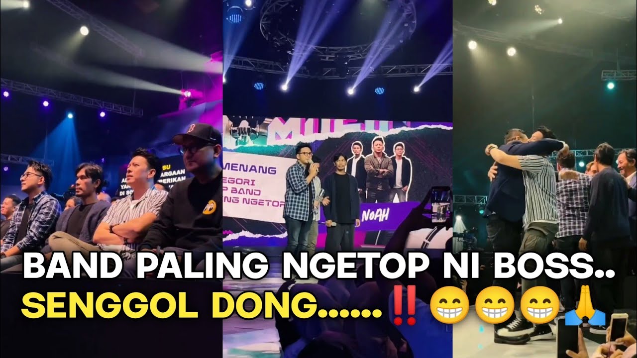 SELAMAT...‼️NOAH KEMBALI JADI BAND PALING NGETOP 2023 SCTV MUSIC AWARDS ...