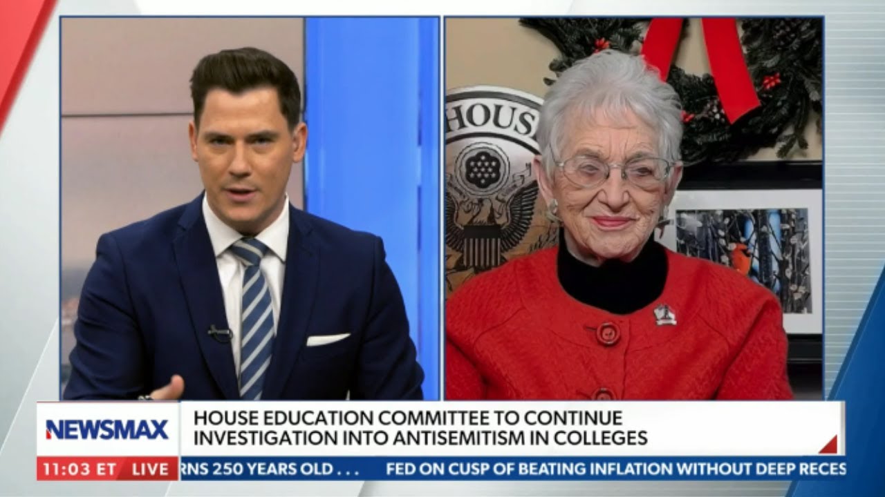 Virginia Foxx on Harvard President Plagiarism Scandal, Antisemitism ...