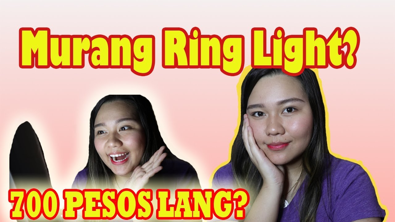 AFFORDABLE RING LIGHT! SUBSTITUTE? SULIT BA? 🤔 - YouTube