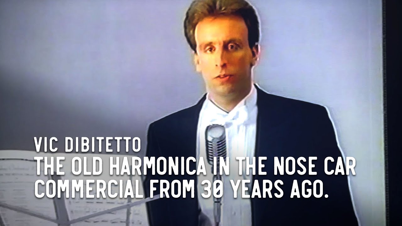 The old harmonica in the nose car commercial from 30 years ago. - YouTube