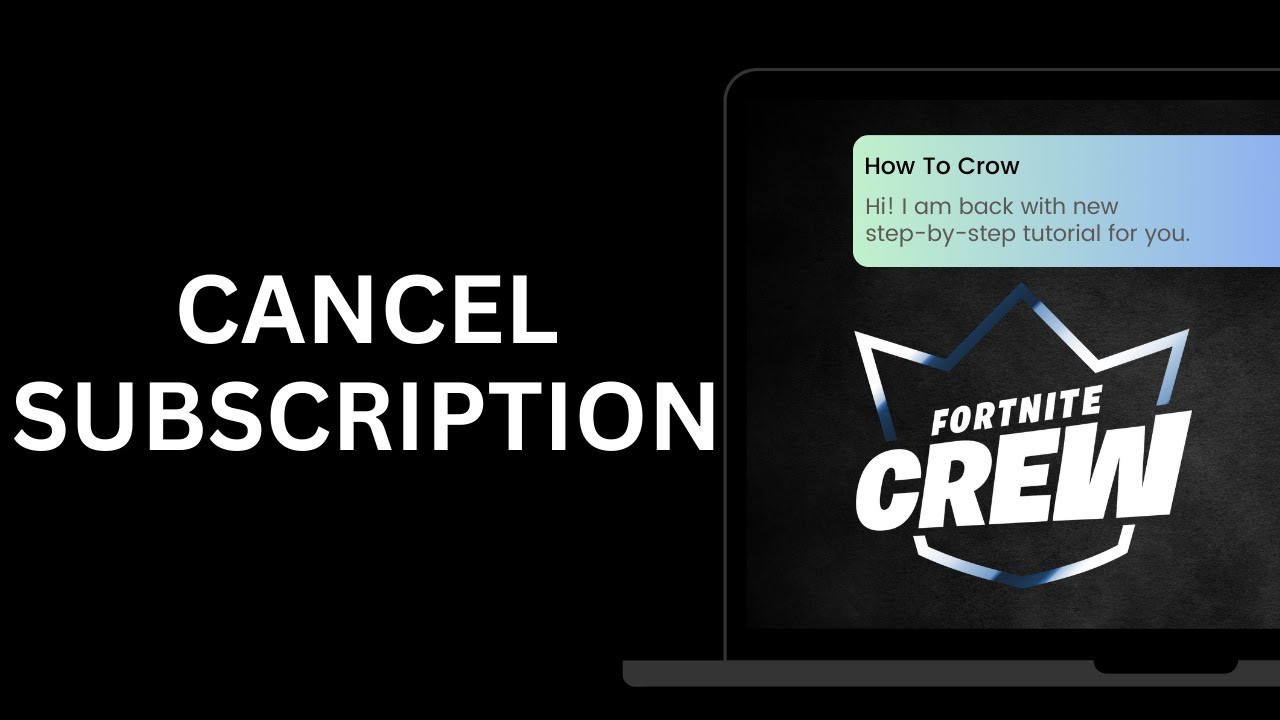 How To Cancel Your Fortnite Crew Subscription? - YouTube