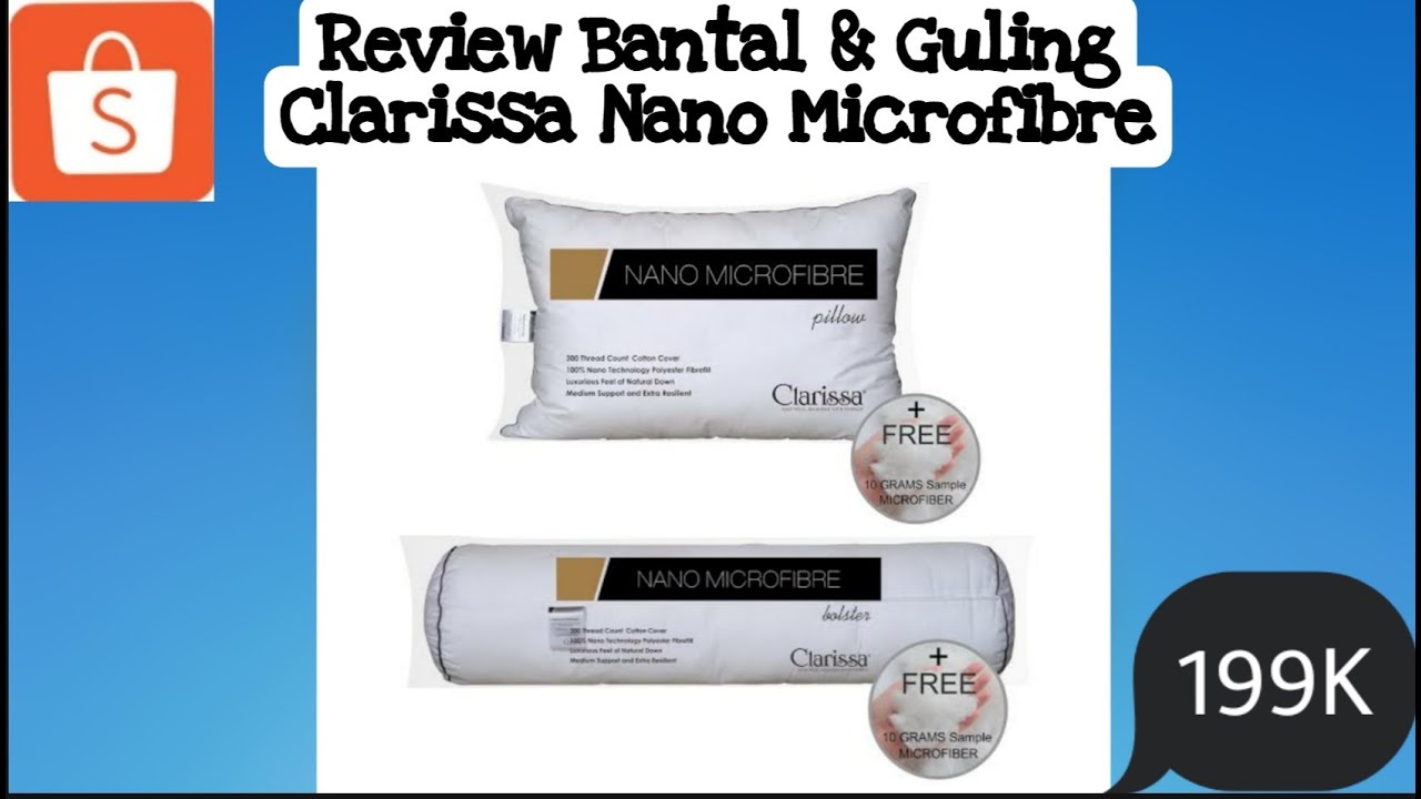 Review Bantal dan Guling Premium Merek Clarissa - YouTube