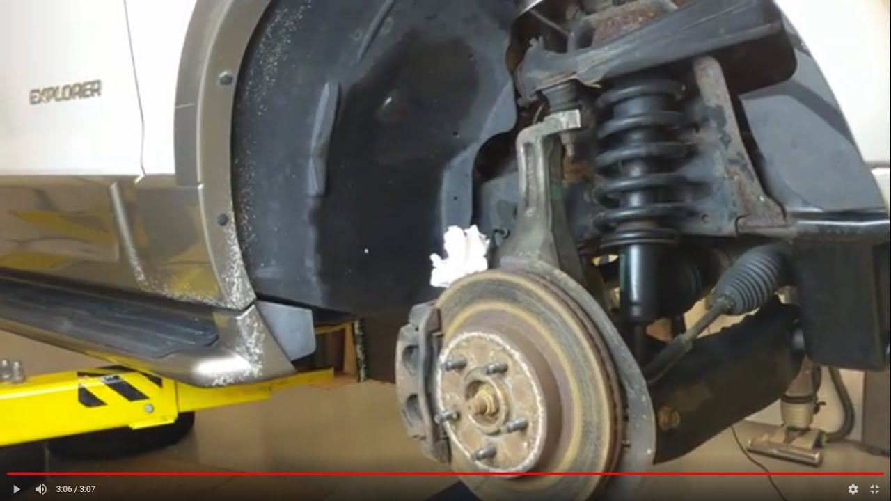 2004 Ford Explorer CV boot diagnosis (grease spraying onto rim and ...