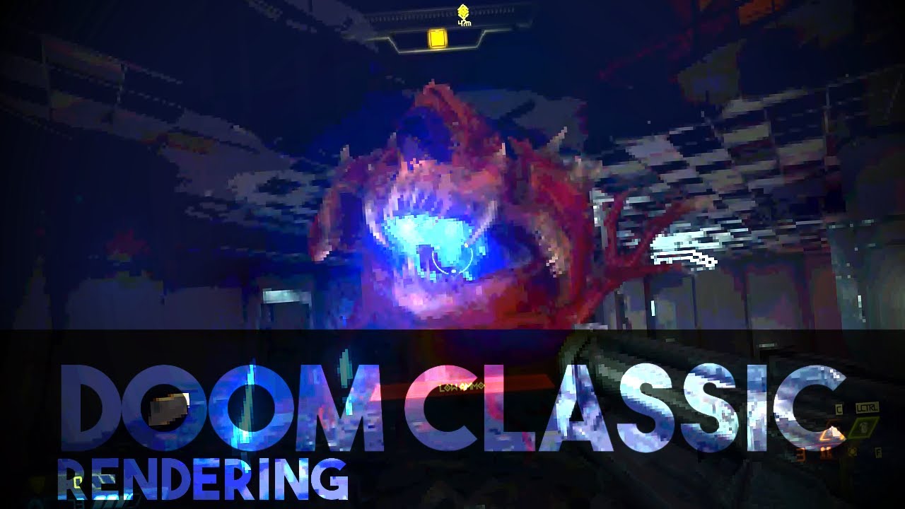 DOOM Eternal - "DOOM Classic" Rendering Style Gameplay - YouTube