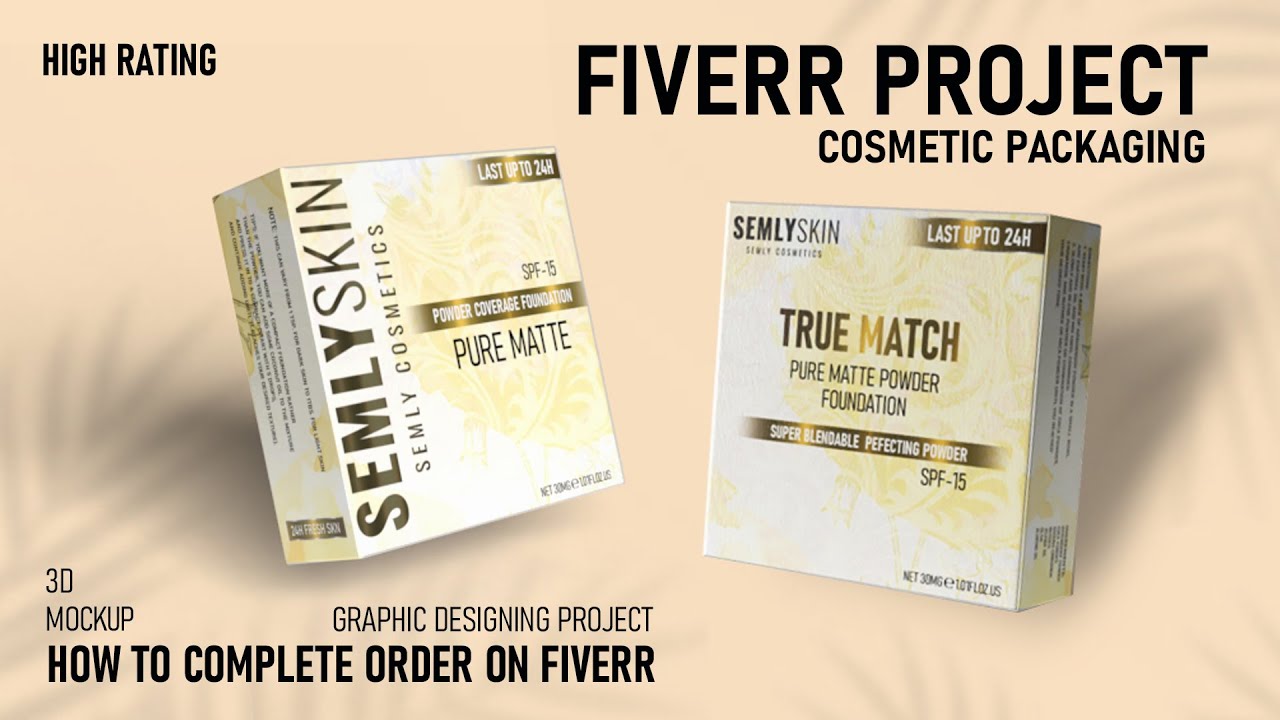 Fiverr Live Graphic Designing Project | Packaging Design on Fiverr # ...
