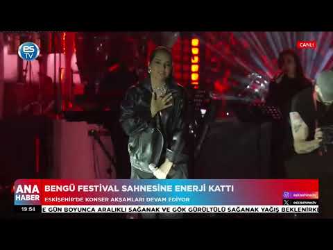 Bengü festival sahnesine enerji kattı!