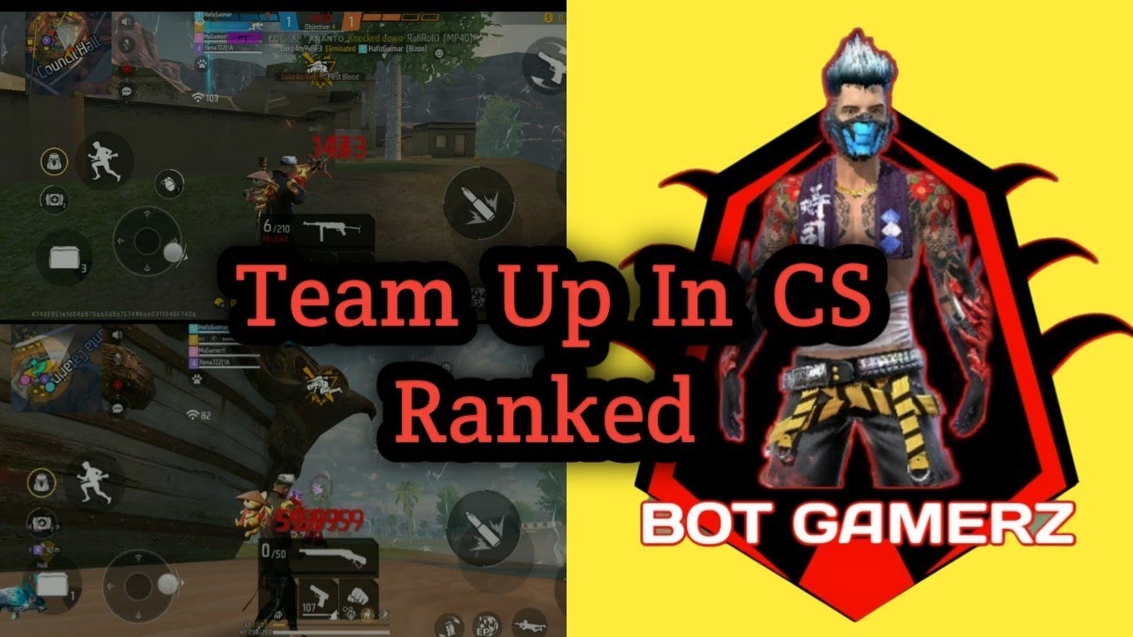Free Fire Team Up CS Ranked....Pranked Gone Wrong😰😰 #freefire #botgamerz - YouTube