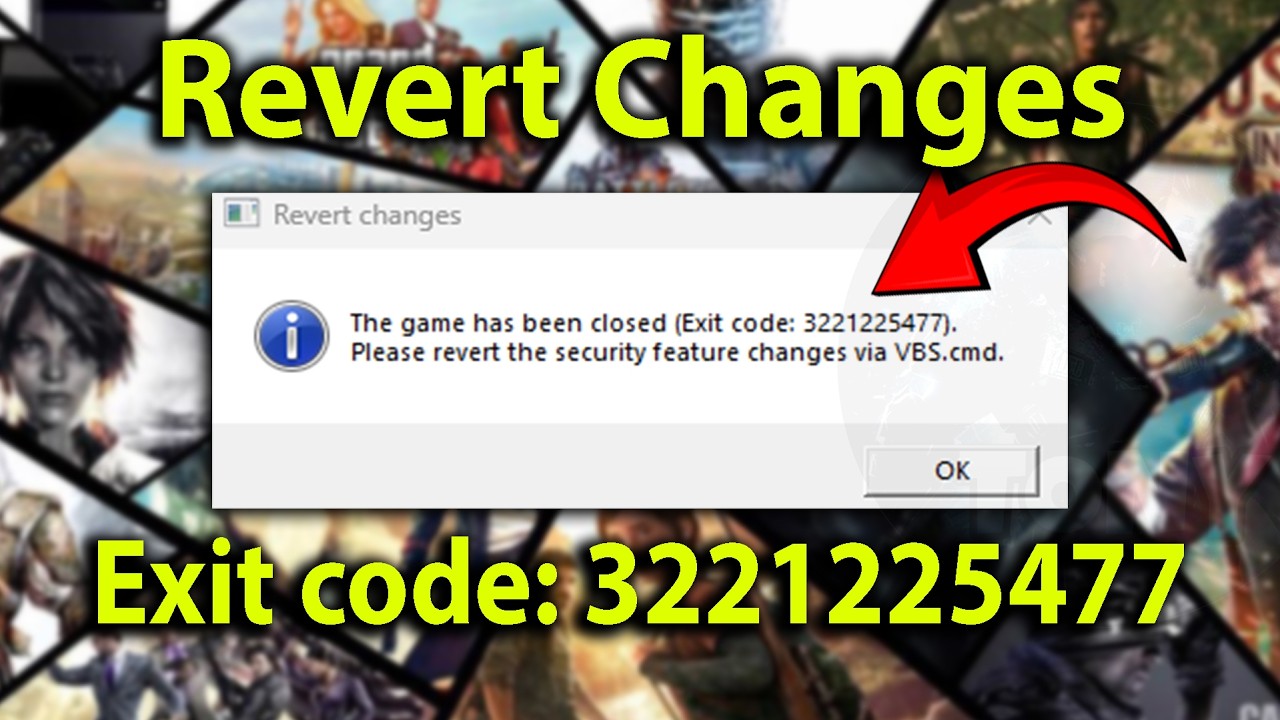 Come risolvere "Revert changes" (Exit code: 3221225477) - TUTORIAL #pc ...
