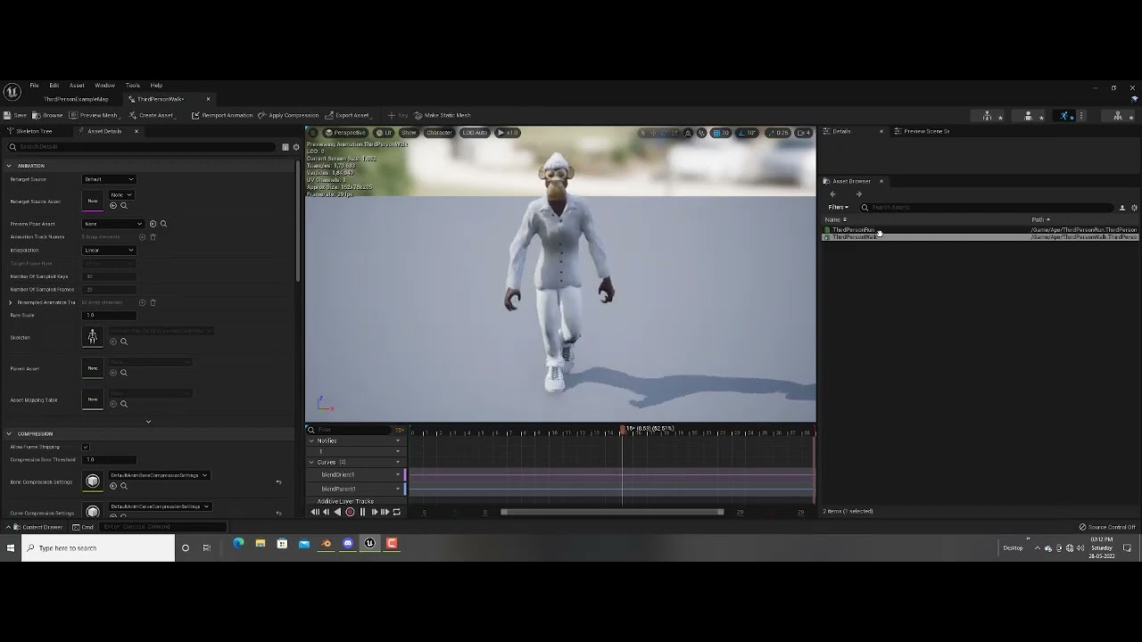 UE animation Retargeting - YouTube