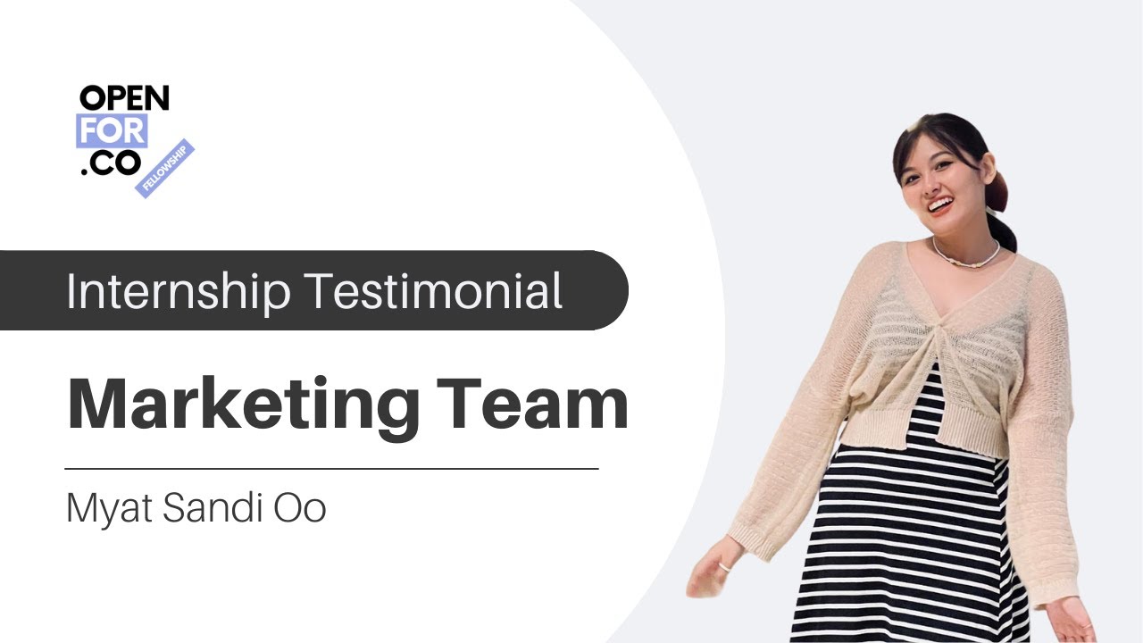 Title-Internship Program Testimonial (8th Batch Member) - Myat Sandi Oo ...